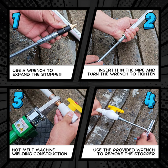 Pipe Water Stopper Kit – Mitch Tools